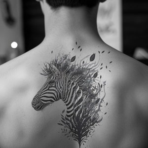 Zebra Tattoo Design - Download High Resolution Digital Art PNG ...