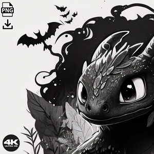 Toothless Dragon Tattoo Design - Download High Resolution Digital Art ...