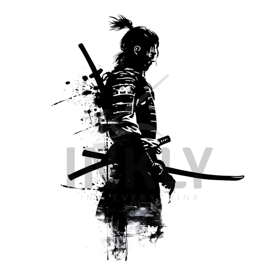 Samurai Tattoo Design - Download High Resolution Digital Art PNG ...