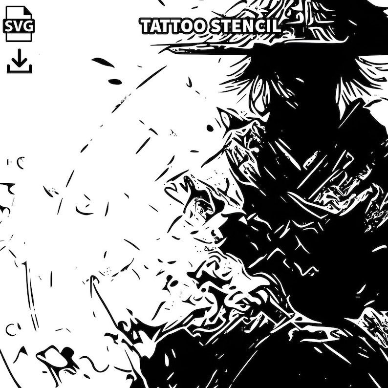 Samurai Tattoo Design - Download High Resolution Digital Art PNG ...