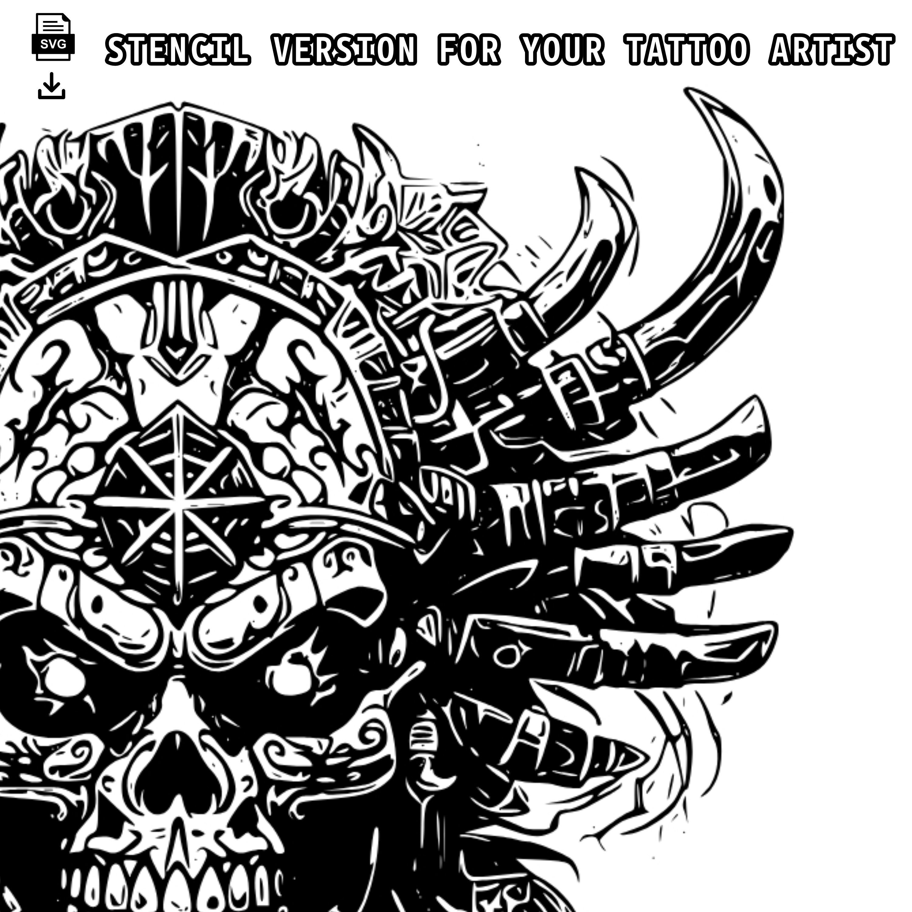 Aztec Tattoo Design Transparent Background Download Detailed High ...