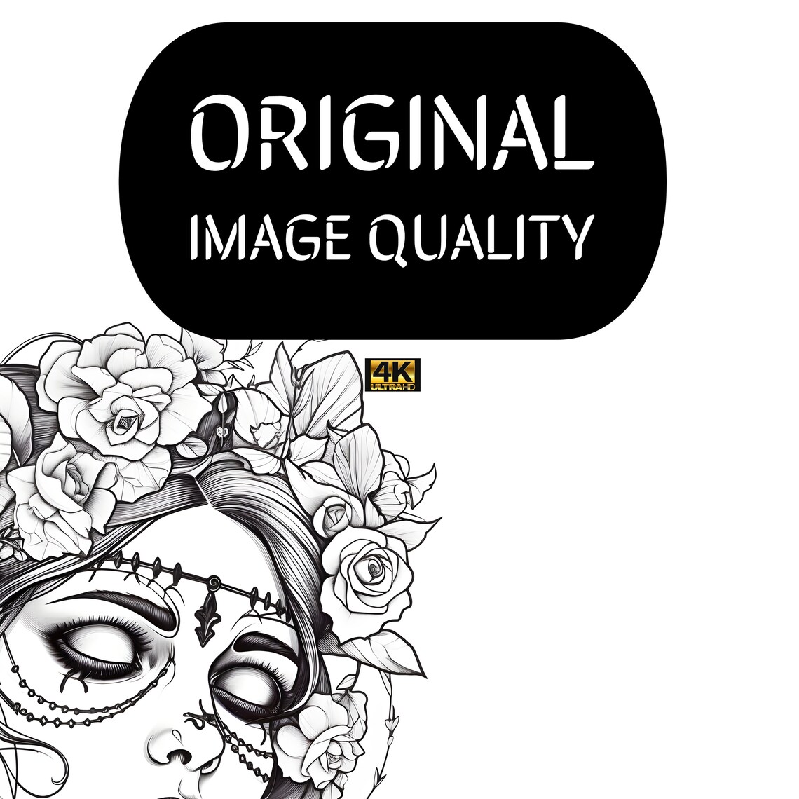 Flora Roman Goddes of Flowers Tattoo Design White Background - Etsy