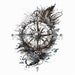 Compass Tattoo Design Download High Resolution Digital Art PNG ...
