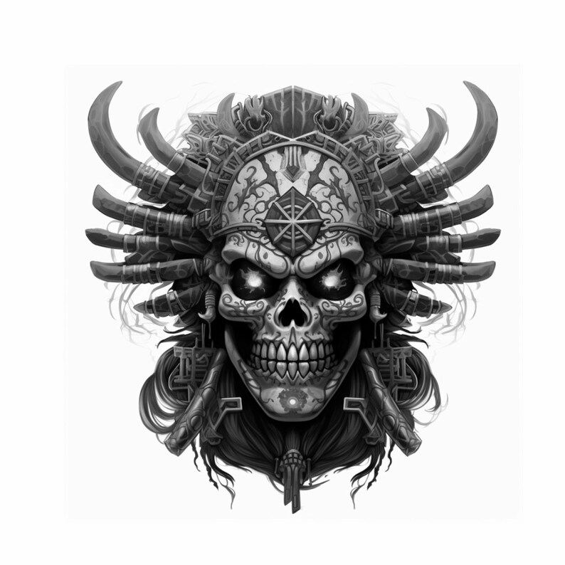 Aztec Tattoo Design Transparent Background Download Detailed High ...