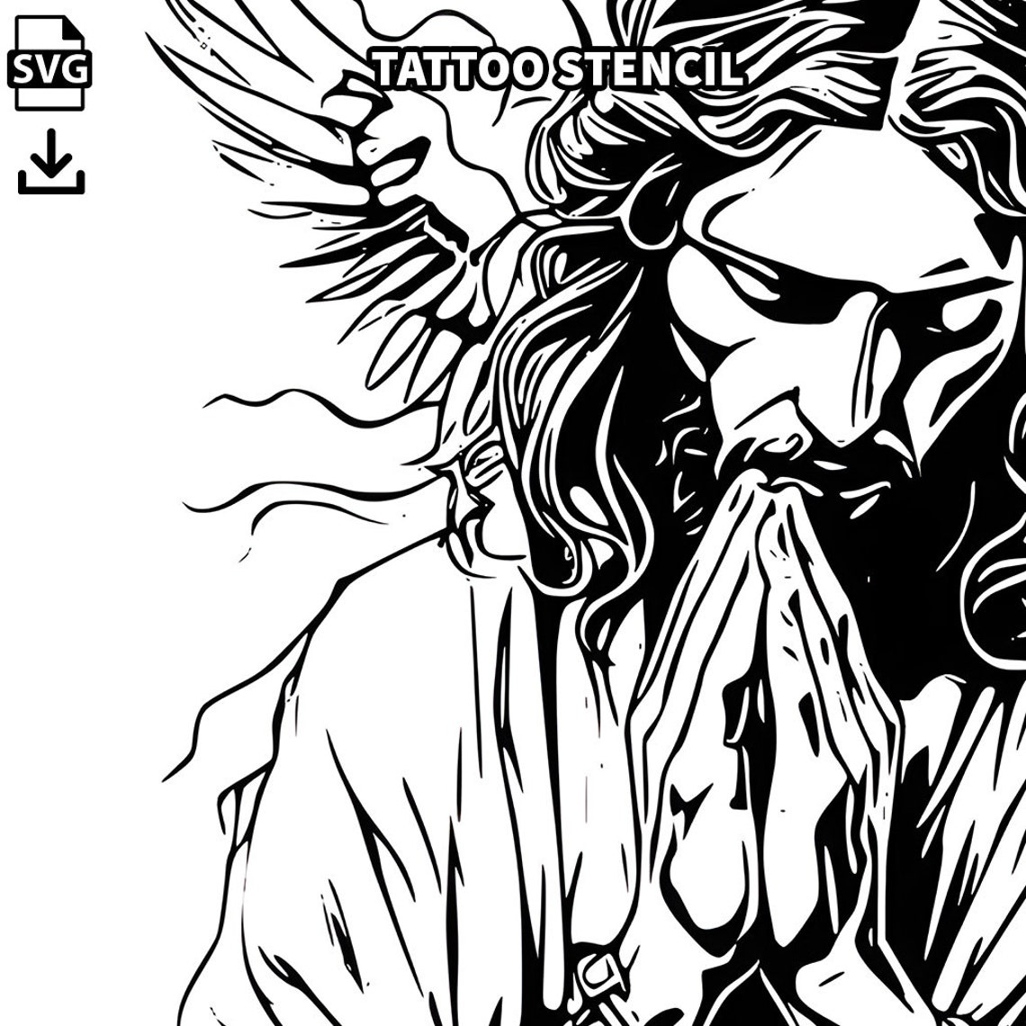 Jesus Christ Tattoo Design - Download High Resolution Digital Art PNG ...