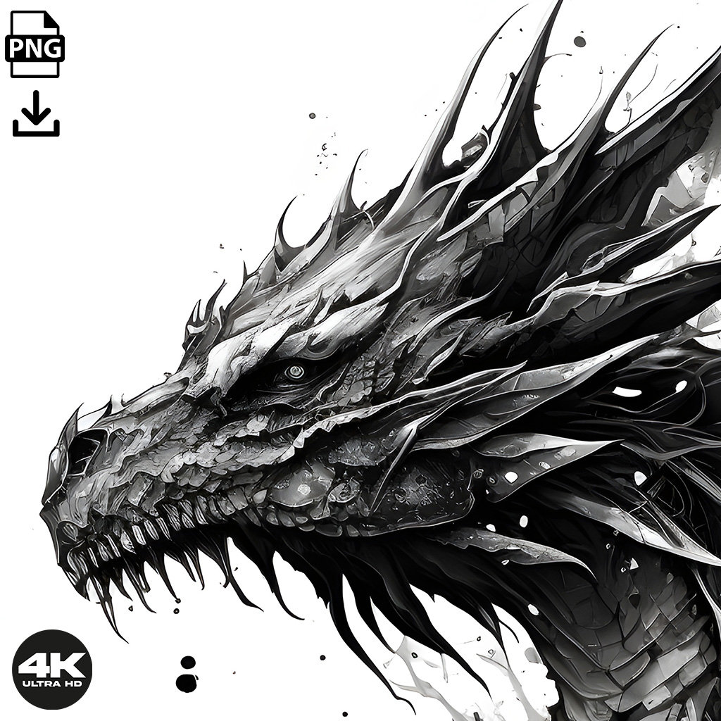 Dragon Tattoo Design - Download High Resolution Digital Art PNG ...