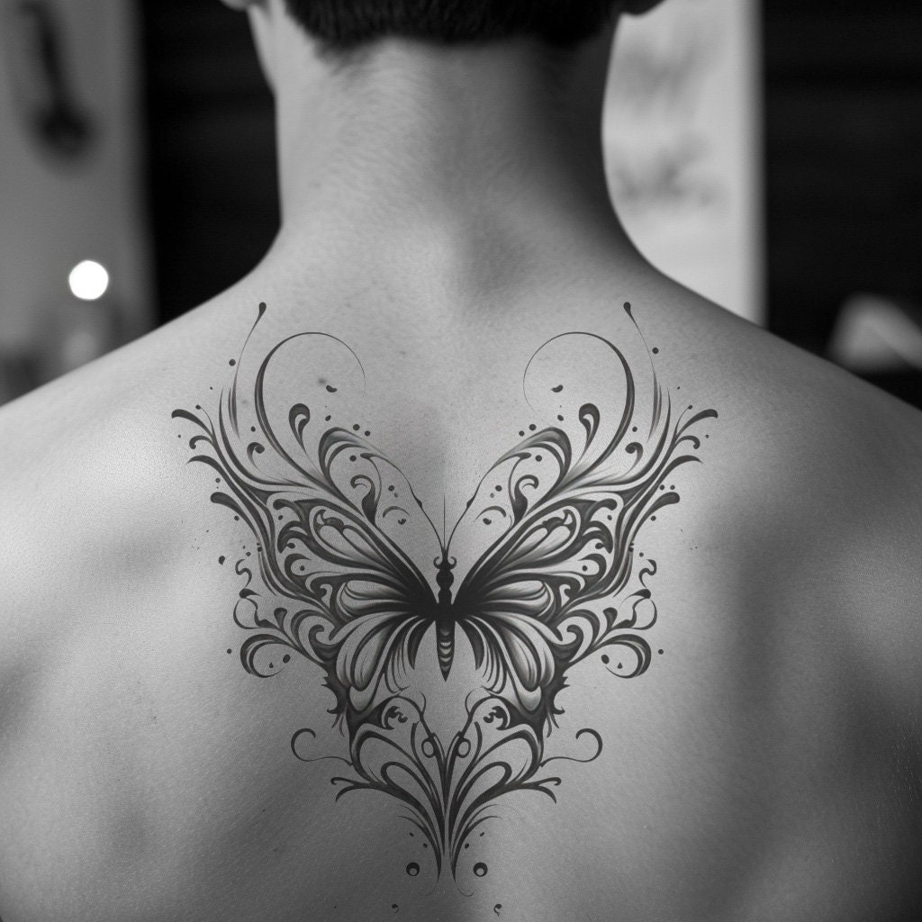 Butterfly Tattoo Design Download High Resolution Digital Art PNG ...