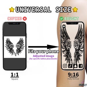 Rose With Wings Tattoo Design - Download High Resolution Digital Art ...