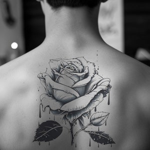 Rose Tattoo Design - Download High Resolution Digital Art PNG ...