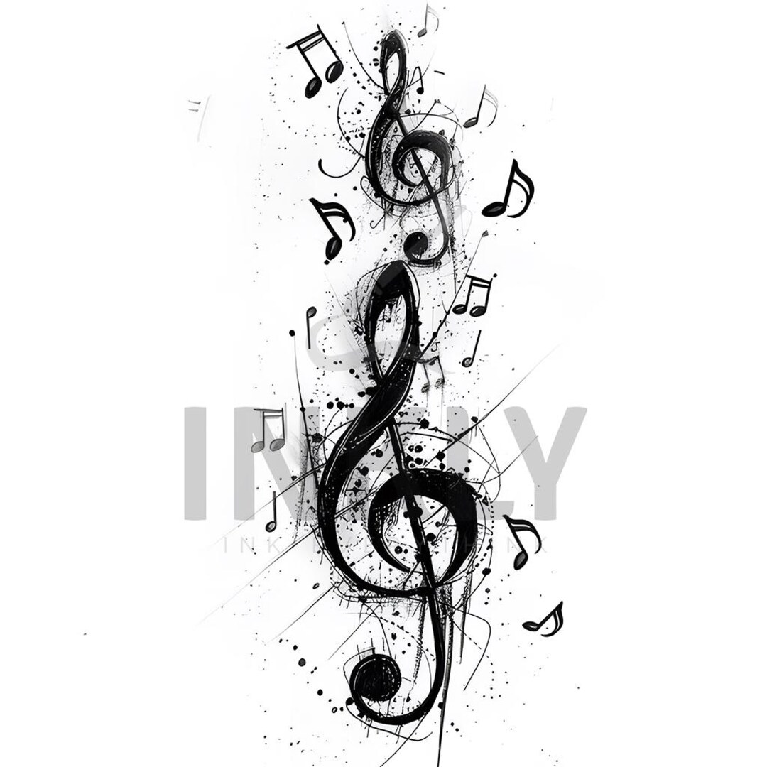 Music Notes Design - Download High Resolution Digital Art PNG ...