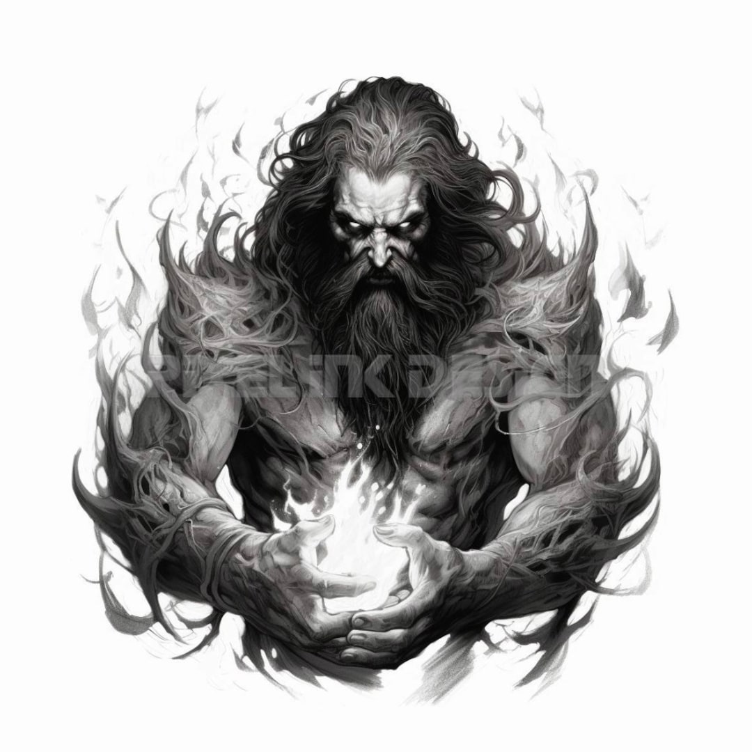 Prometheus Tattoo Design Download High Resolution Digital Art PNG ...