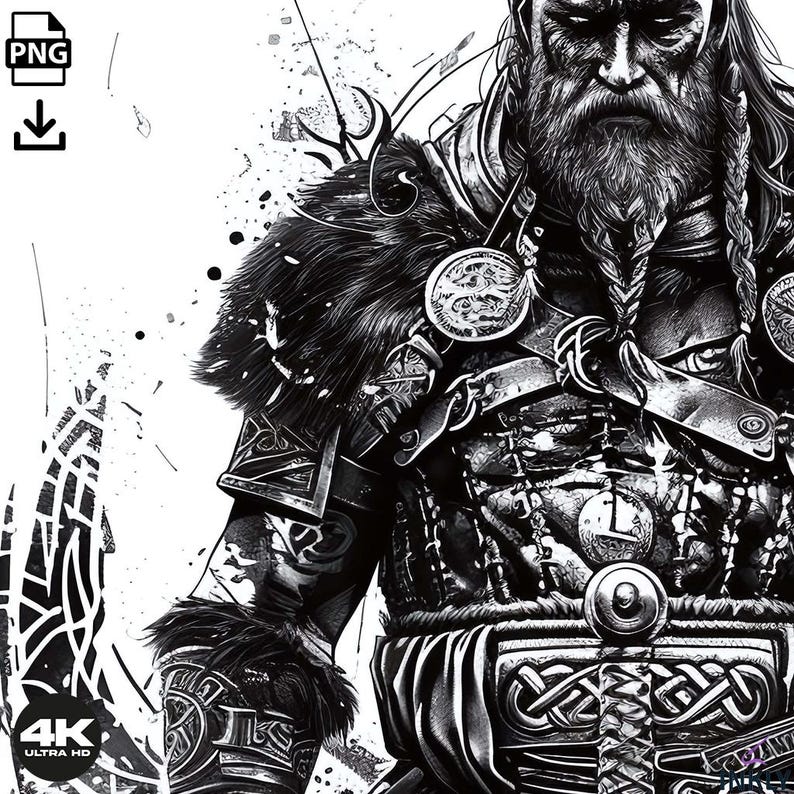 Viking Tattoo Design - Download High Resolution Digital Art PNG ...