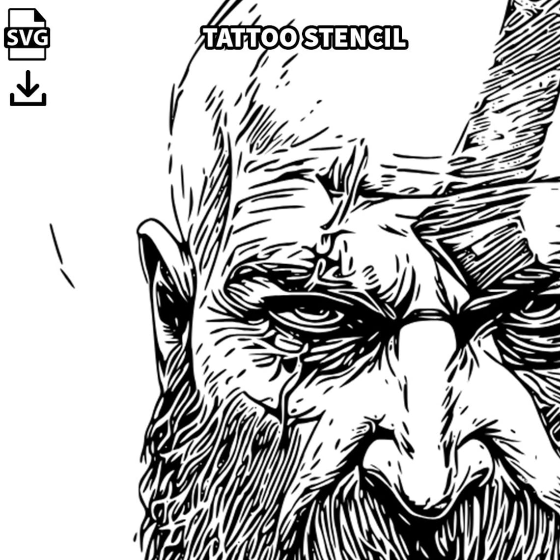 Kratos God of War Tattoo Design Download High Resolution Digital Art ...
