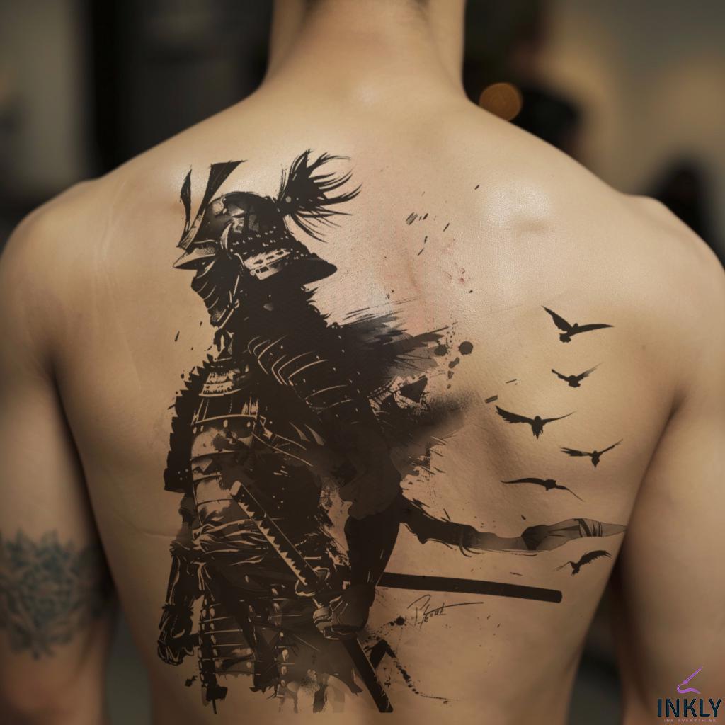 Samurai Warrior Tattoo Design - Download High Resolution Digital Art ...
