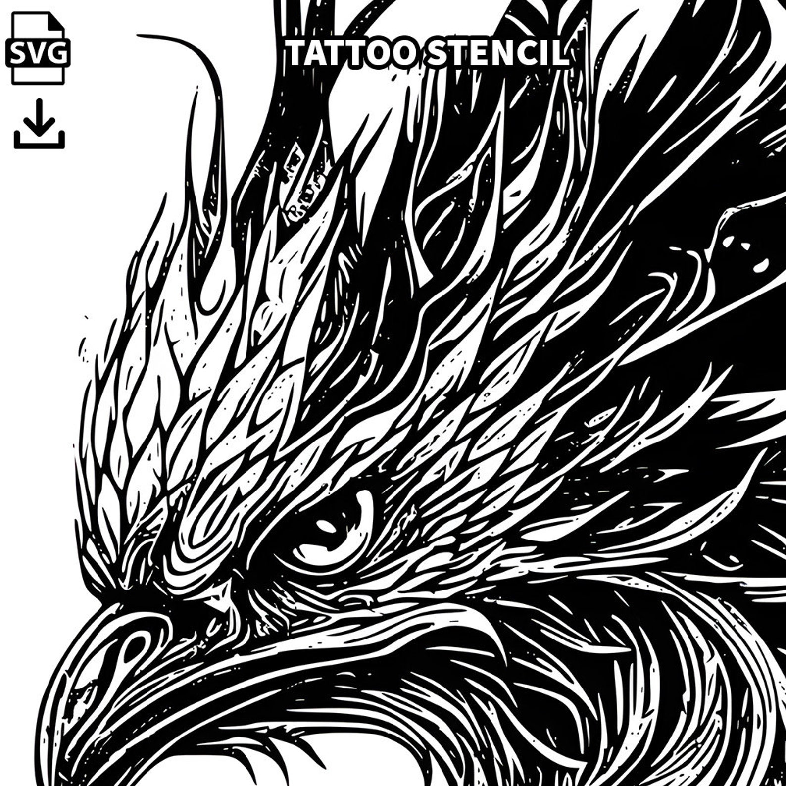 Phoenix Tattoo Design Download High Resolution Digital Art PNG ...