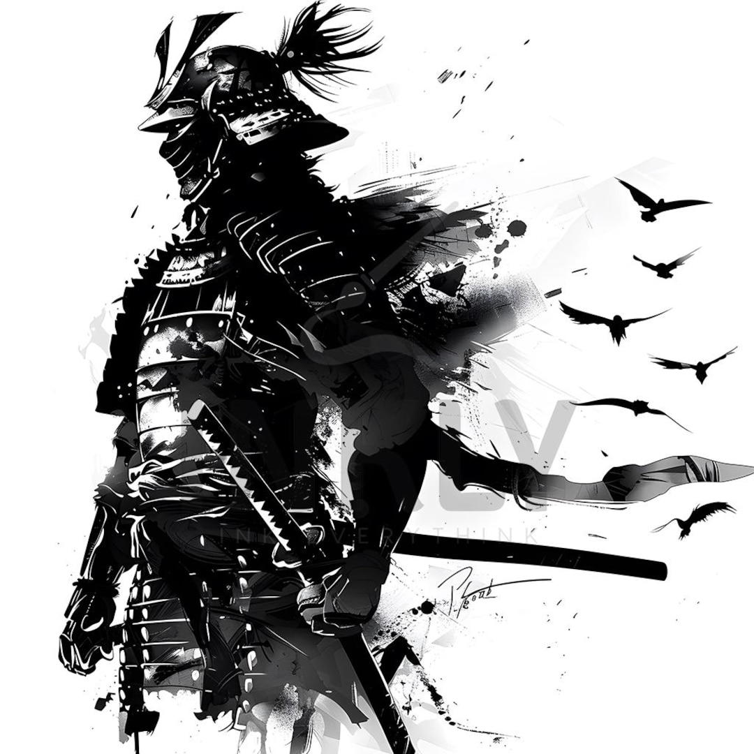 Samurai Warrior Tattoo Design - Download High Resolution Digital Art ...