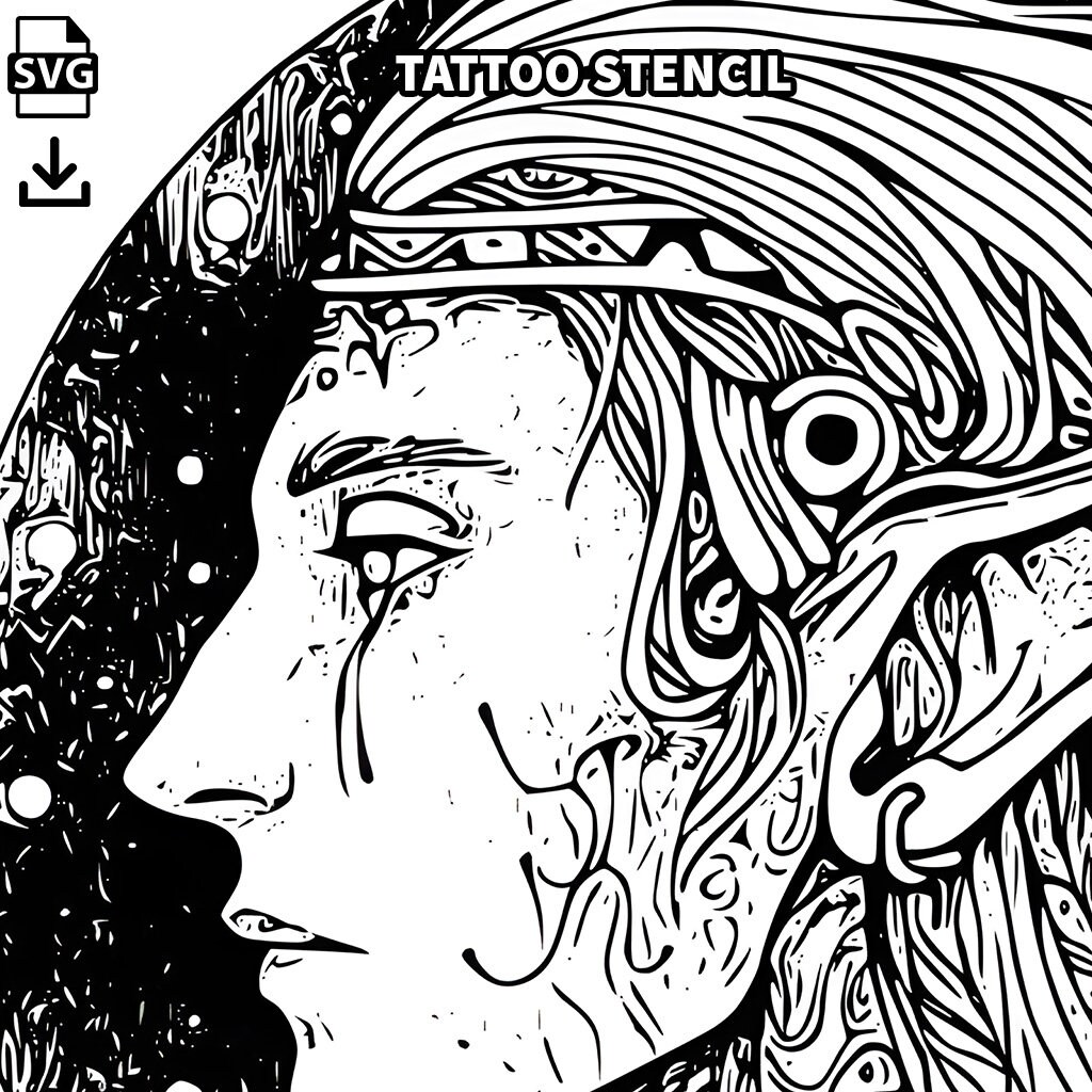 High Elf Tattoo Design Download High Resolution Digital Art PNG ...