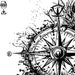 Compass Tattoo Design - Download High Resolution Digital Art PNG ...