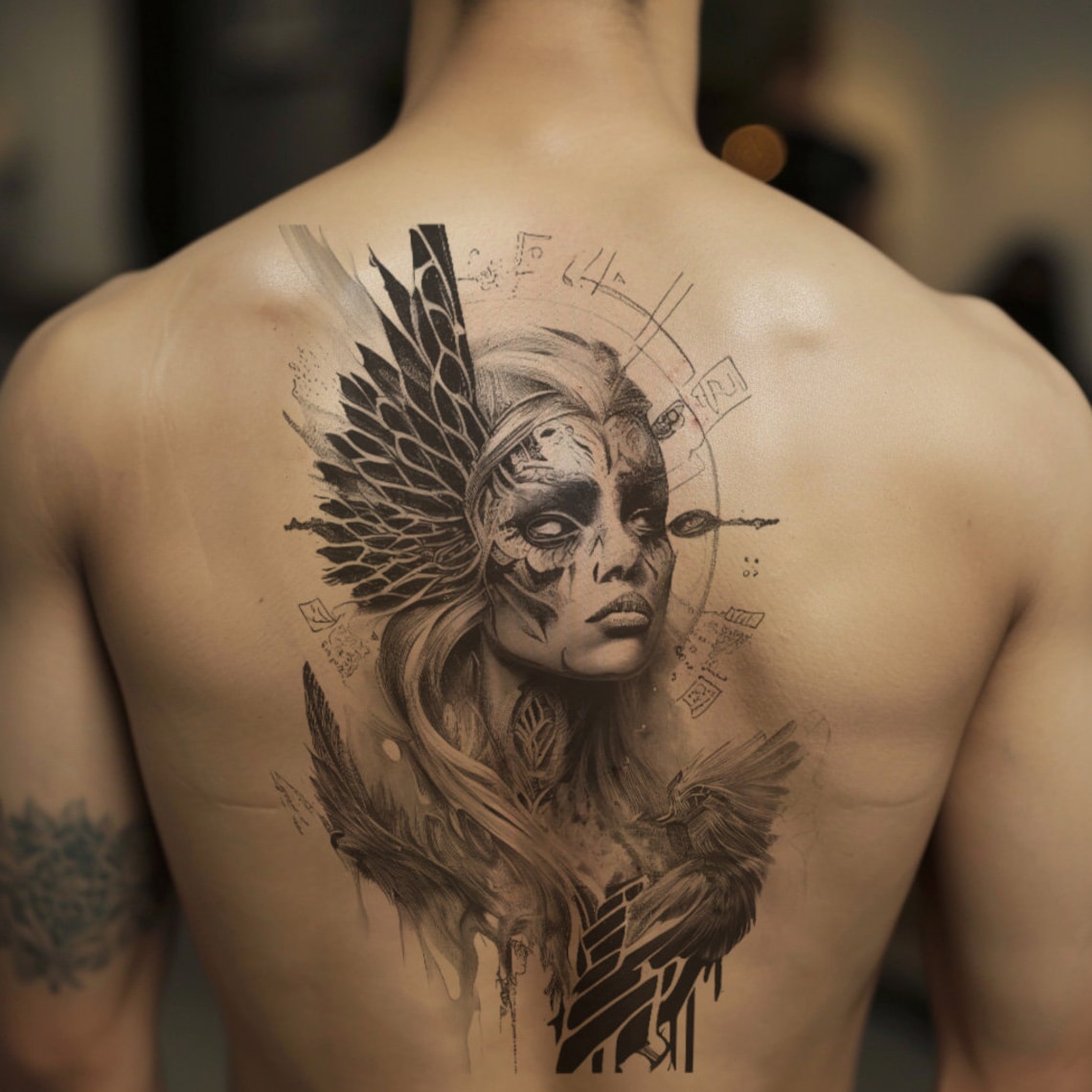 Valkyrie Tattoo Design Download High Resolution Digital Art PNG ...