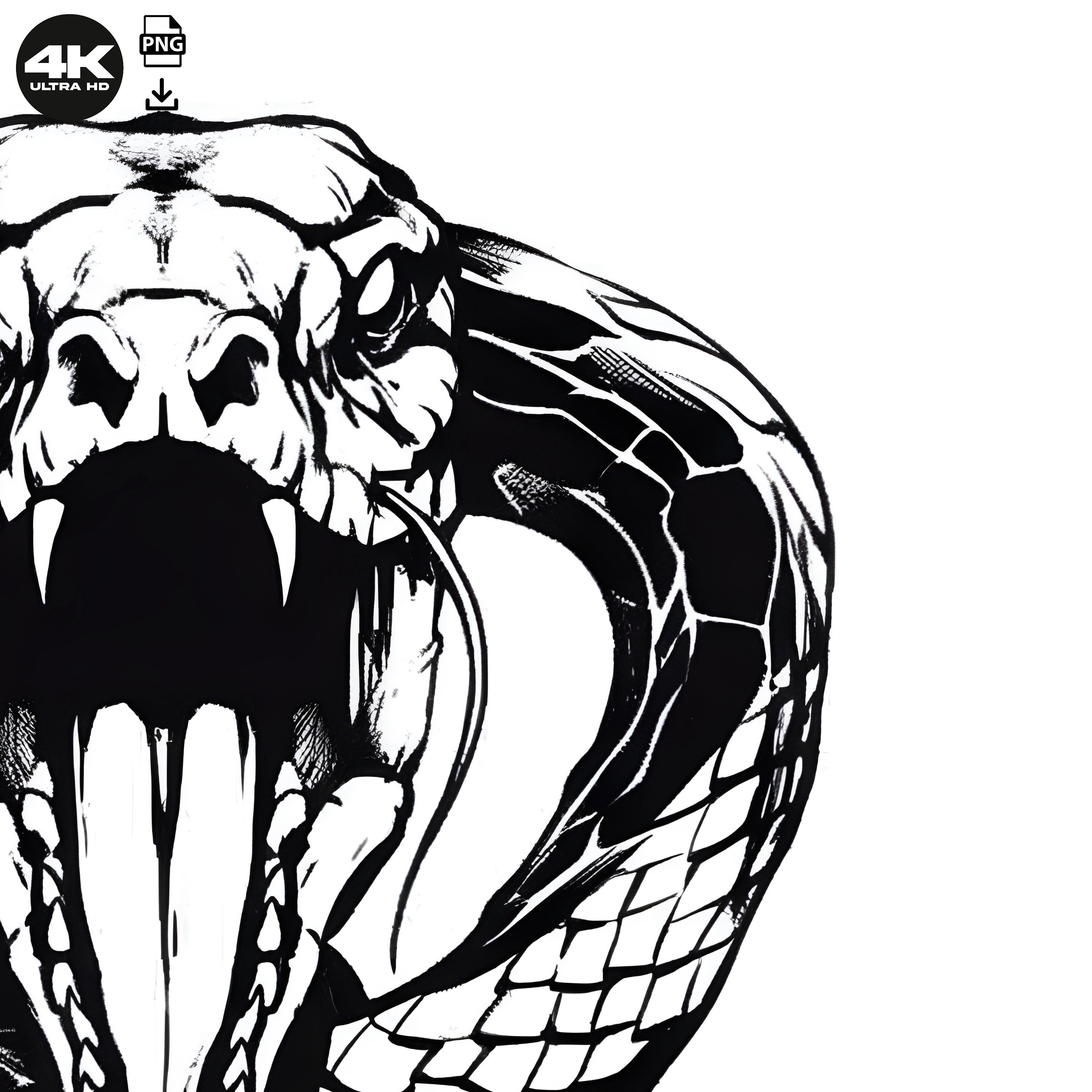 Snake Tattoo Design Download High Resolution Digital Art PNG ...