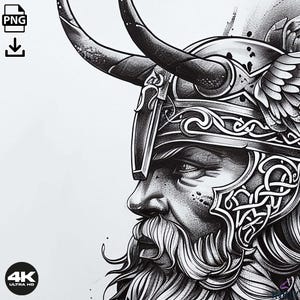 Odin Tattoo Design - Download High Resolution Digital Art PNG ...