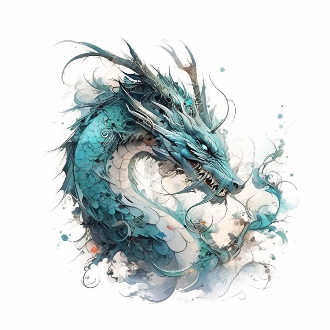 Dragon Tattoo - Transparent Background - Download High Resolution ...