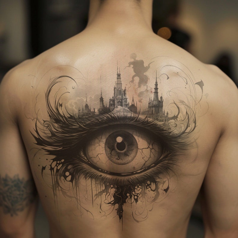 Urban Eye Tattoo Tattoo Design - Download High Resolution Digital Art ...