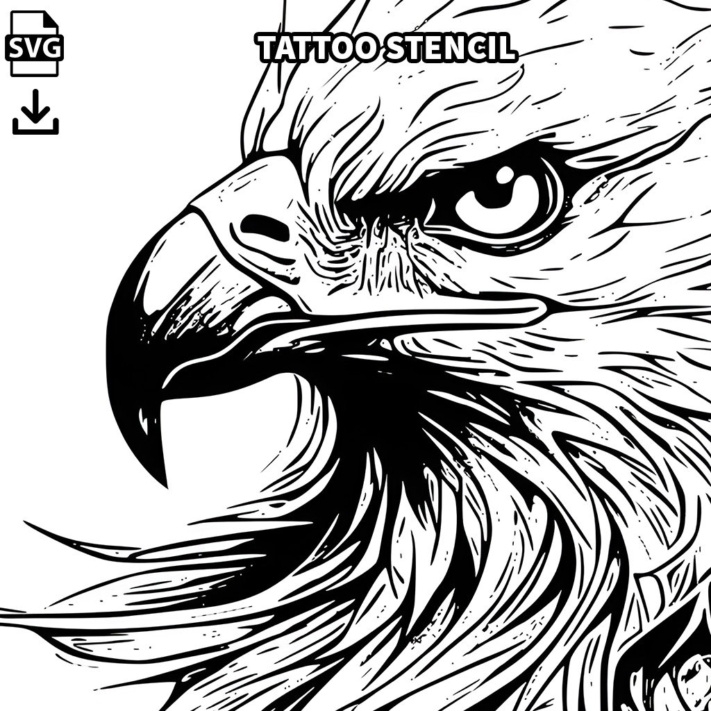 Eagle Tattoo Design Download High Resolution Digital Art PNG ...