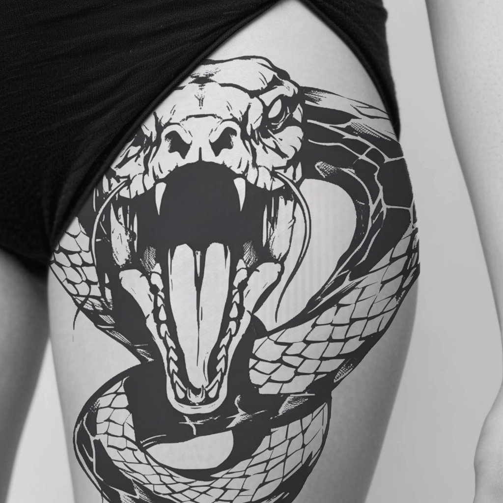 Snake Tattoo Design Download High Resolution Digital Art PNG ...