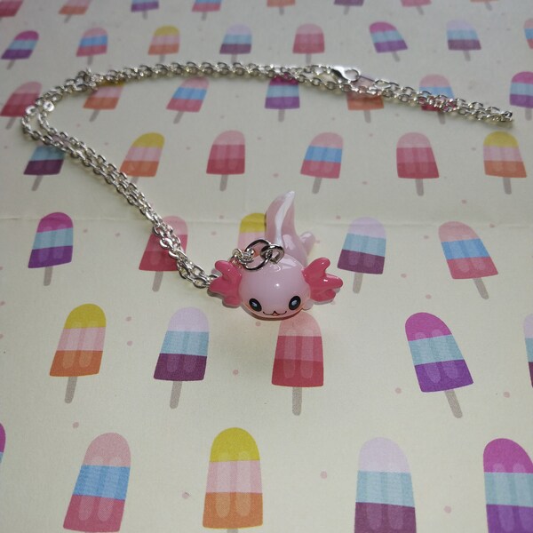 Axolotl Necklace - Etsy