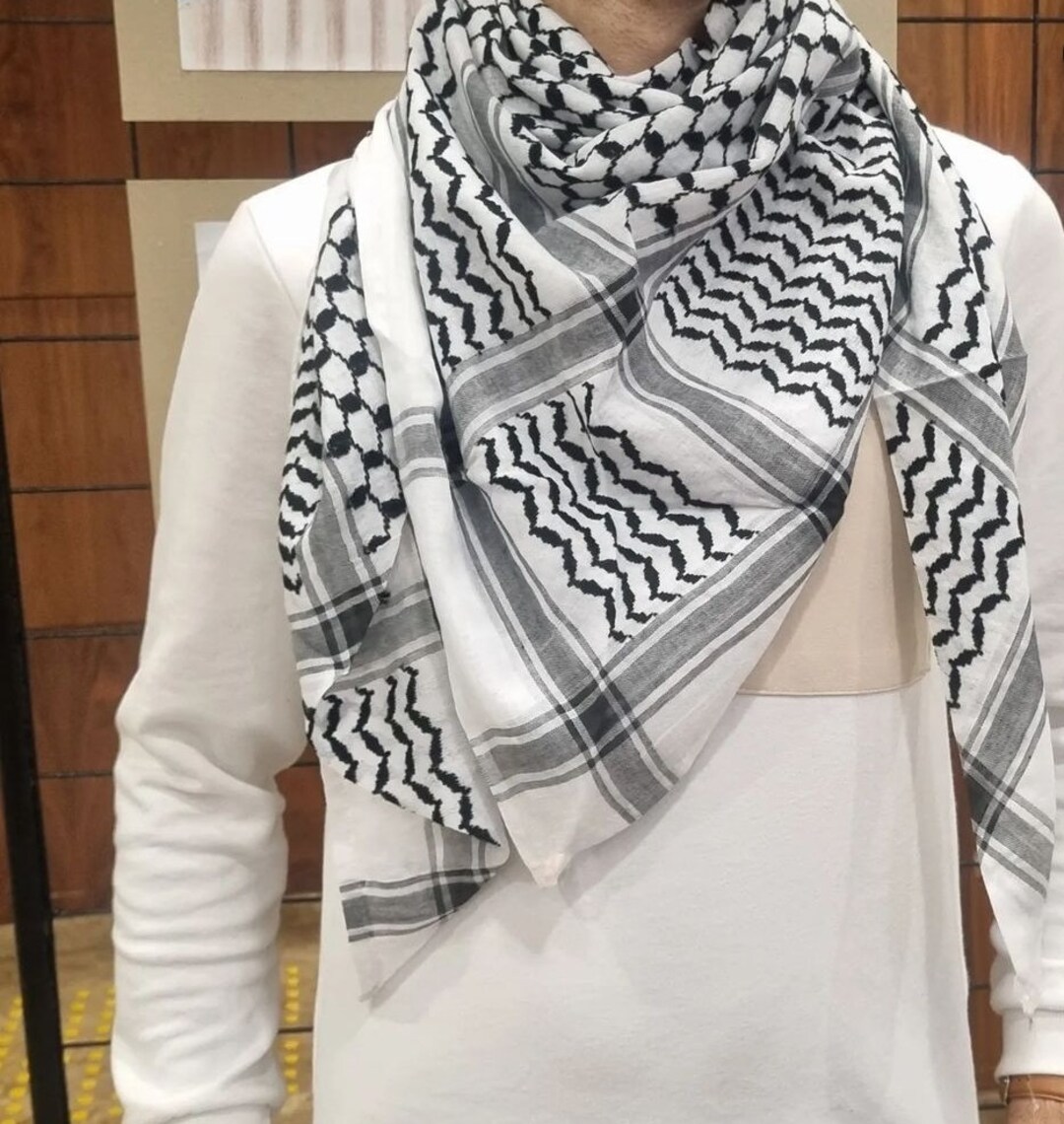 Palestinian Keffiyeh, Palestinian Scarf, Palestinian Kufiya ...