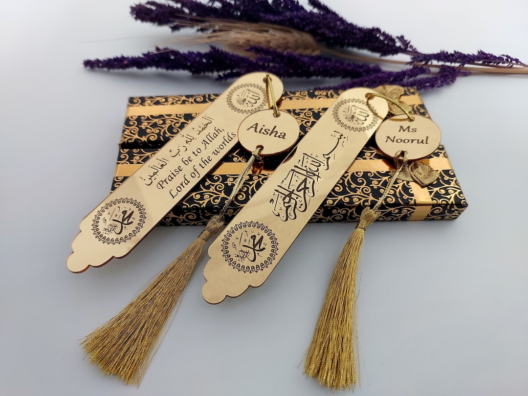Custom Islamic Bookmark, Quran Bookmark, Islamic Bookmarks Favor ...