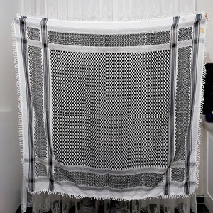 Tasseled Palestinian Keffiyeh, Palestinian Scarf, Palestinian Kufiya ...