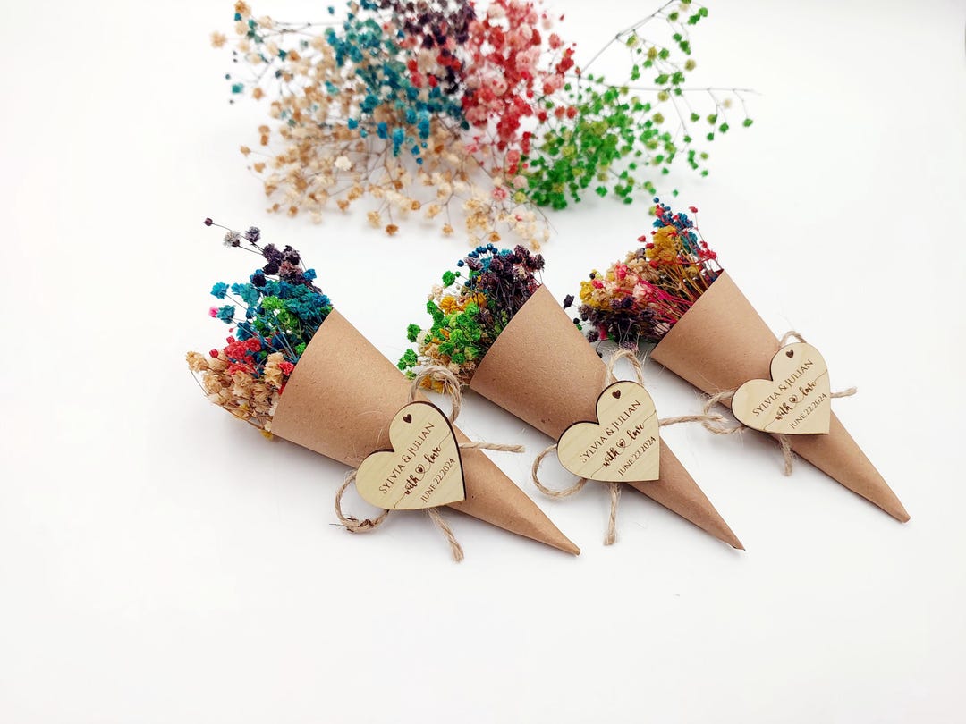 Personalized Dried Flower Magnet | Different Colors Flower Magnets ...