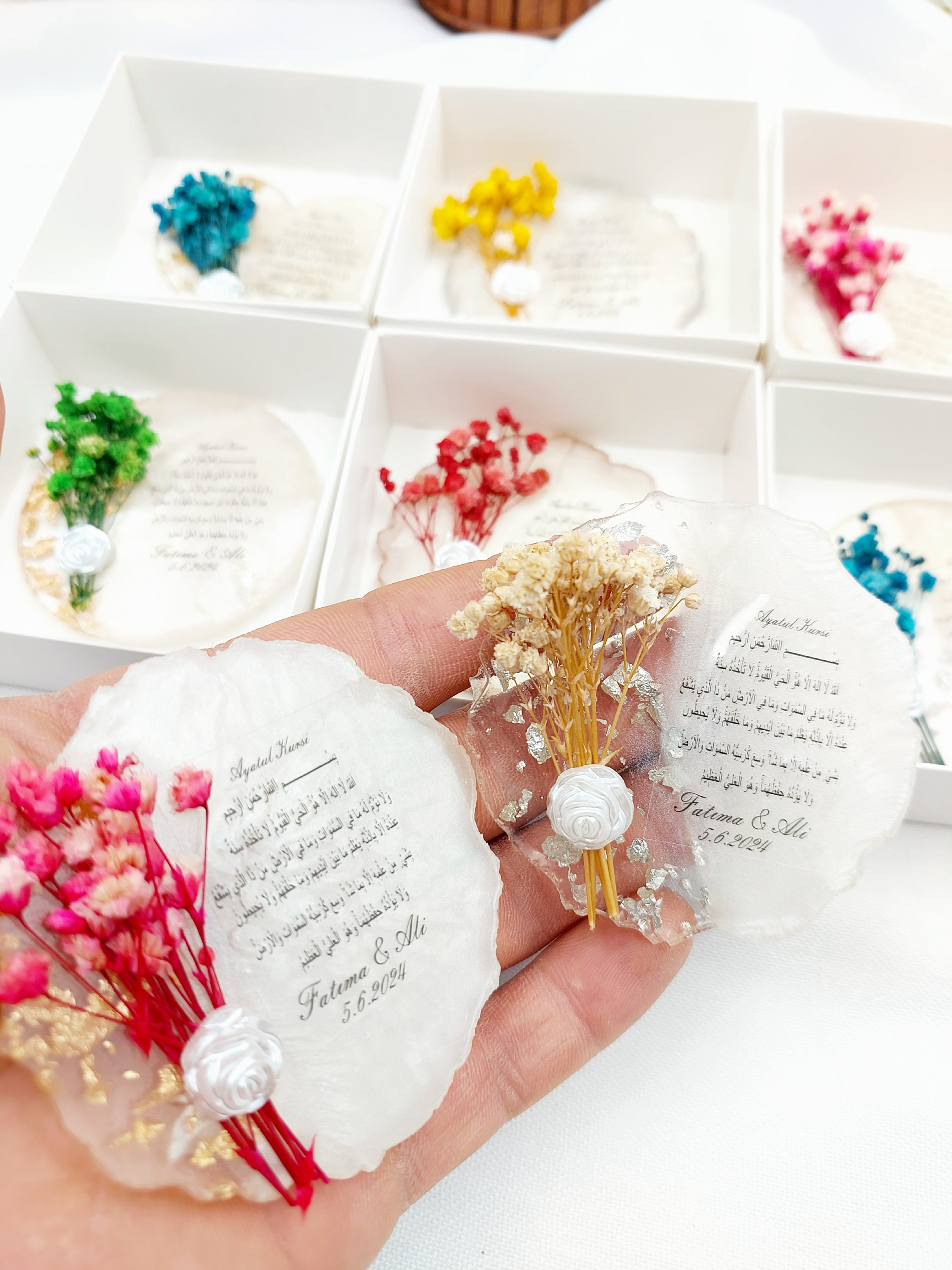 Islamic Wedding Nikah Favor, Ayatul Kursi Magnet Favor, Unique Ayatul ...