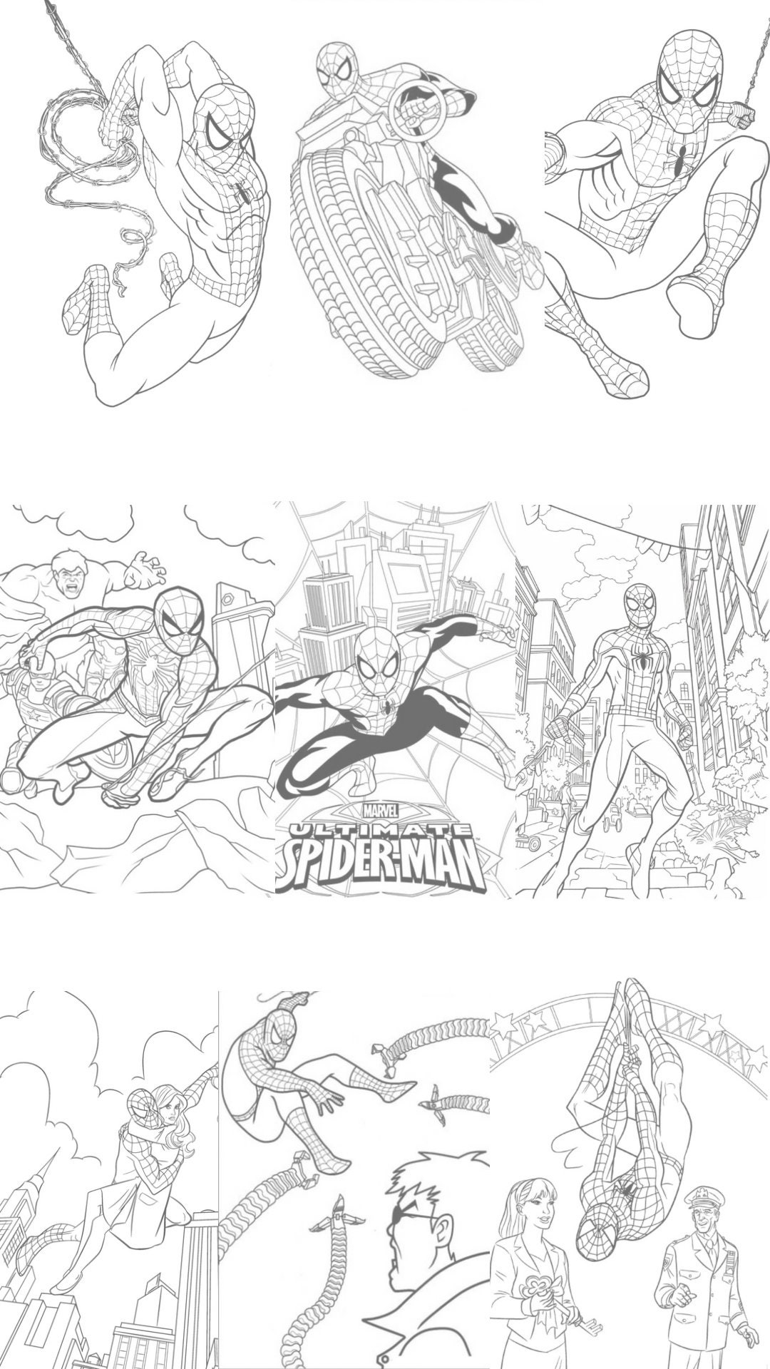 Spiderman Kids and Adult Coloring Book - Etsy