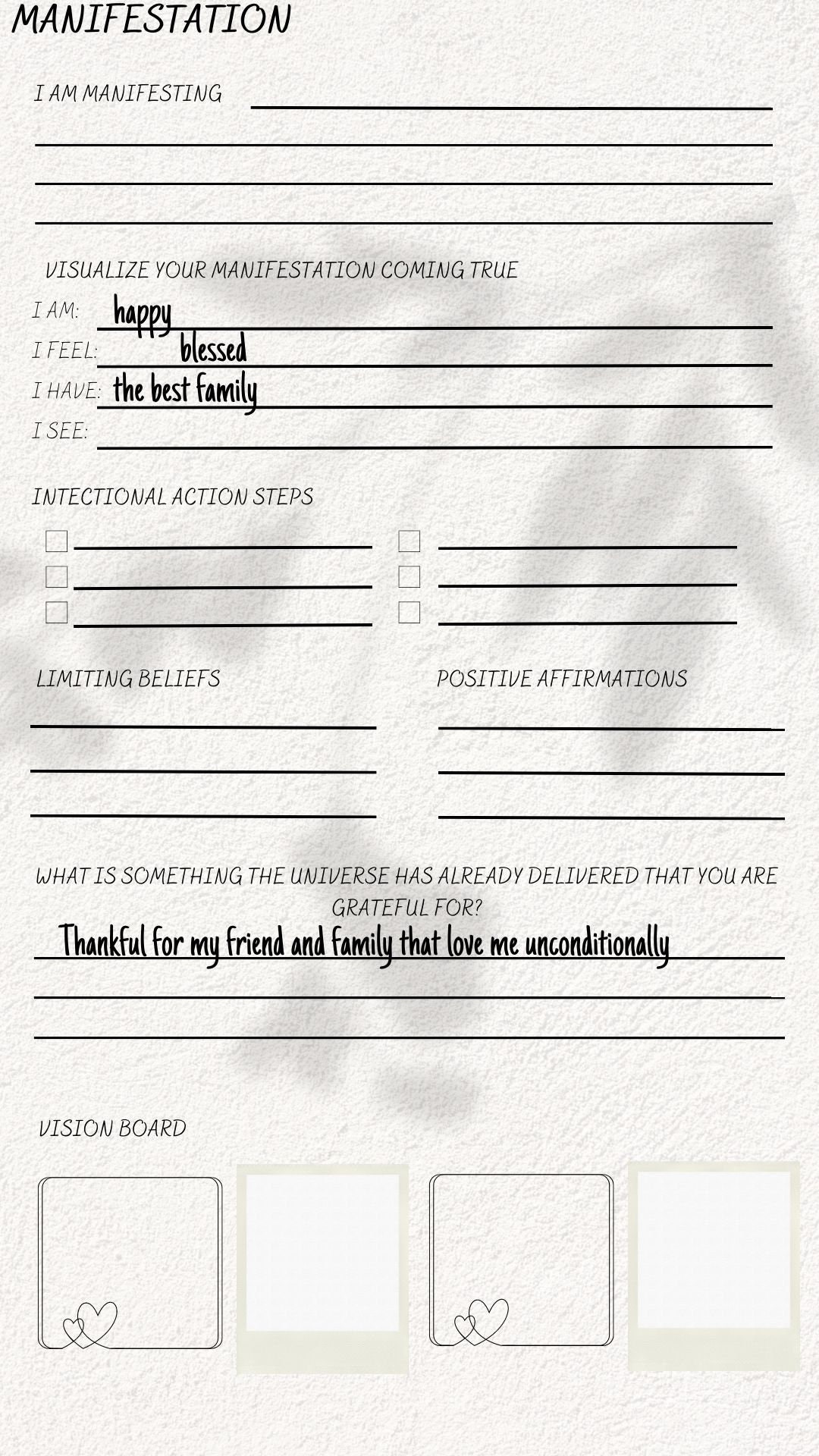 Printable Daily Manifestation Journal - Etsy