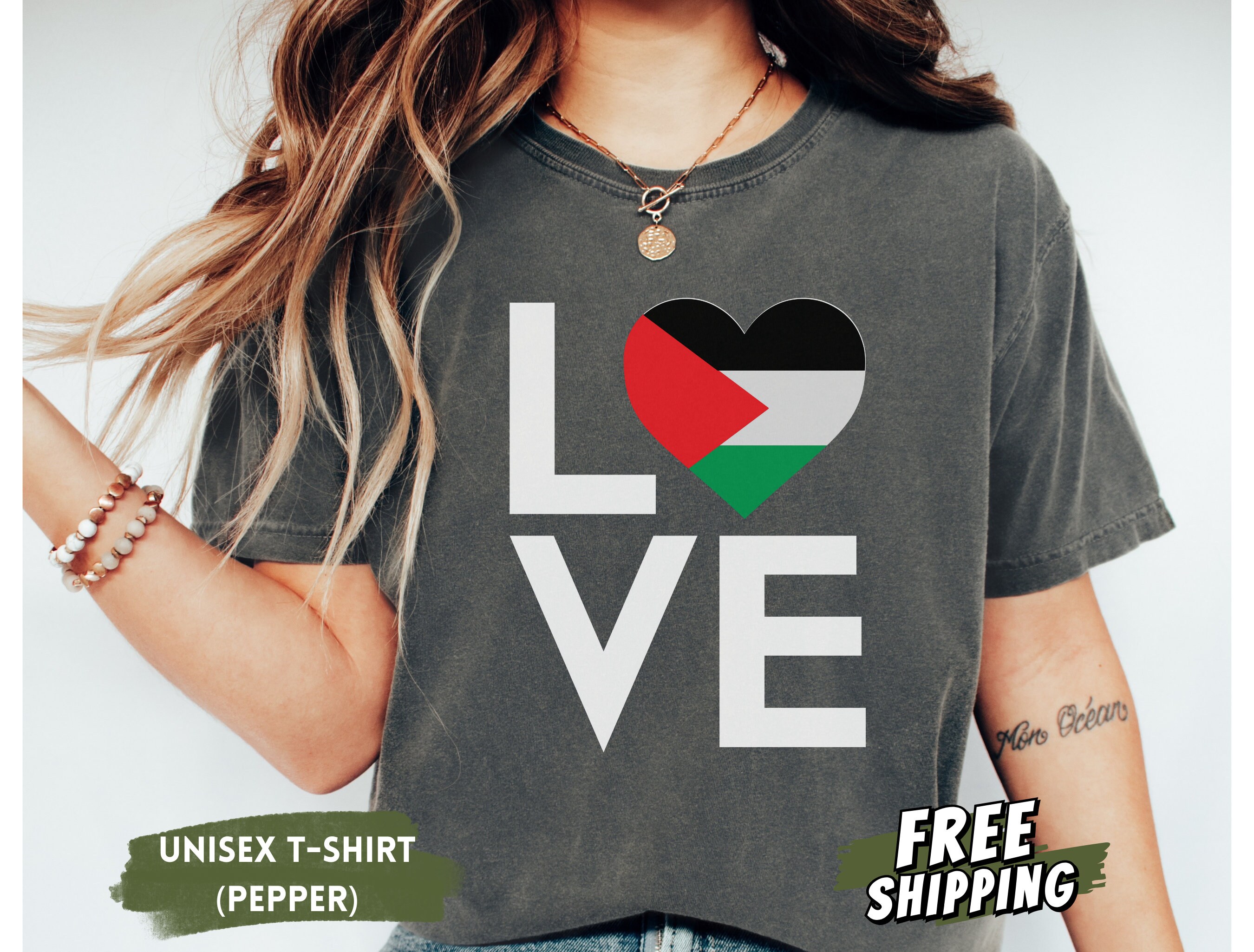 Free Palestine, Comfort Colors® Palestine Shirt, Palestine Flag, Save ...