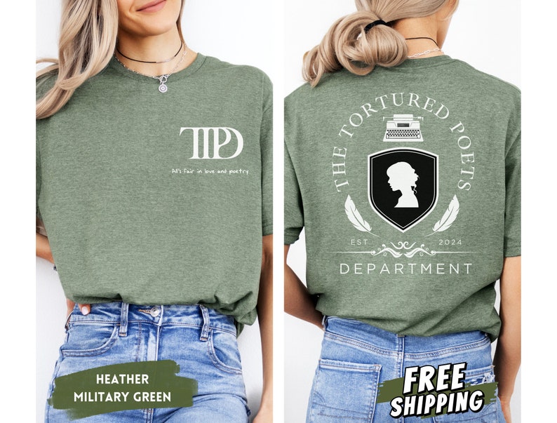 The Tortured Poets Department Shirt, Comfort Colors, TTPD Merch, TS New ...