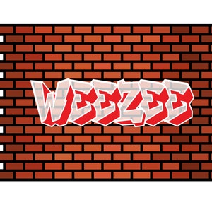 Custom Brick Wall Design in Red - Etsy