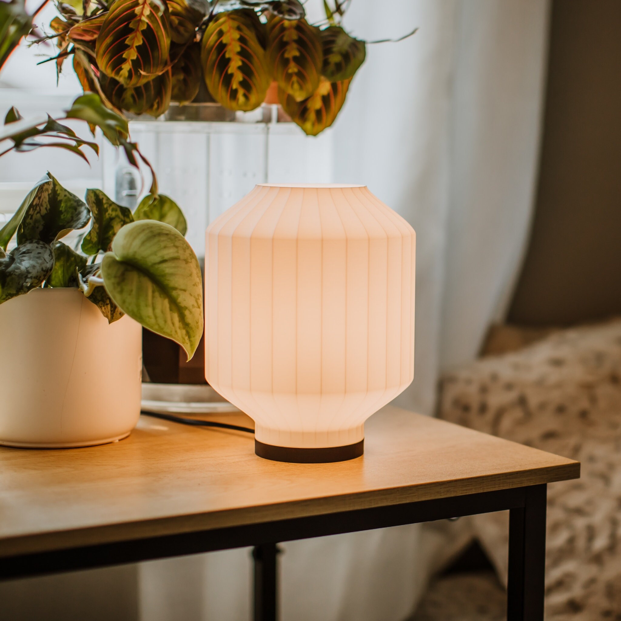 Sharp Lamp 3D Printed Aesthetic Table Lamp Cozy Bedroom/living Room ...