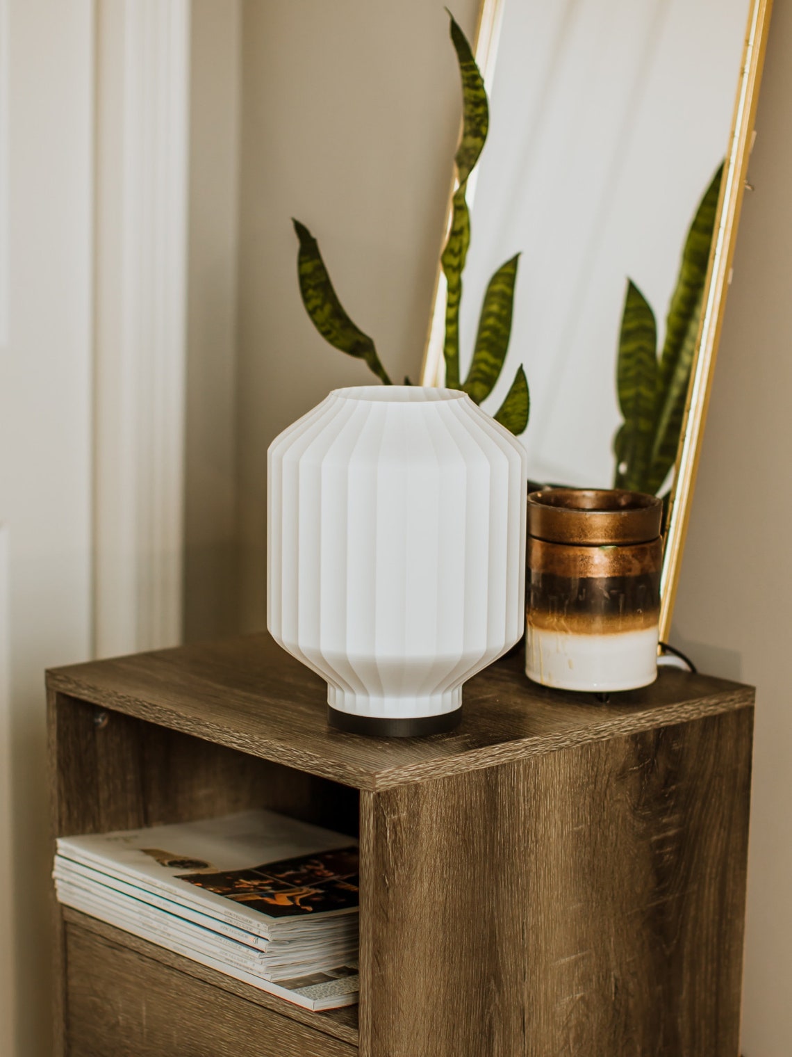 Sharp Lamp 3D Printed Aesthetic Table Lamp Cozy Bedroom/living Room ...