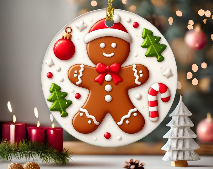 Gingerbread Ornament, Gingerbread Man, Gingerbread Gift, Christmas ...