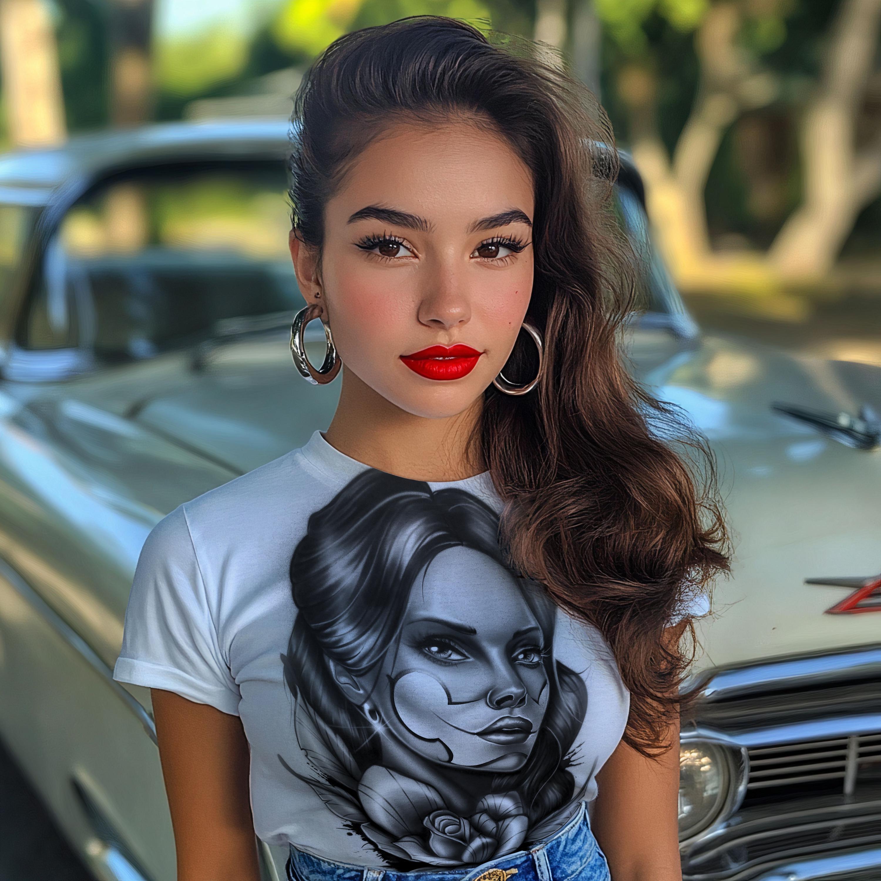 Airbrush T Shirt, Airbrush Shirt, Chicano Art, Custom T Shirt, Airbrush ...