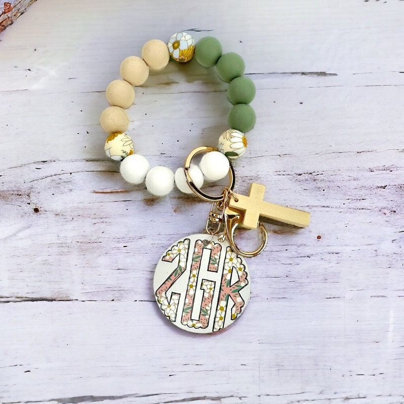 Cross Keychain - Etsy