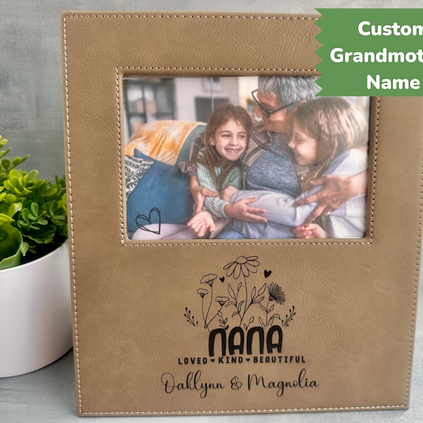 Custom Photo Frame Grandma - Etsy