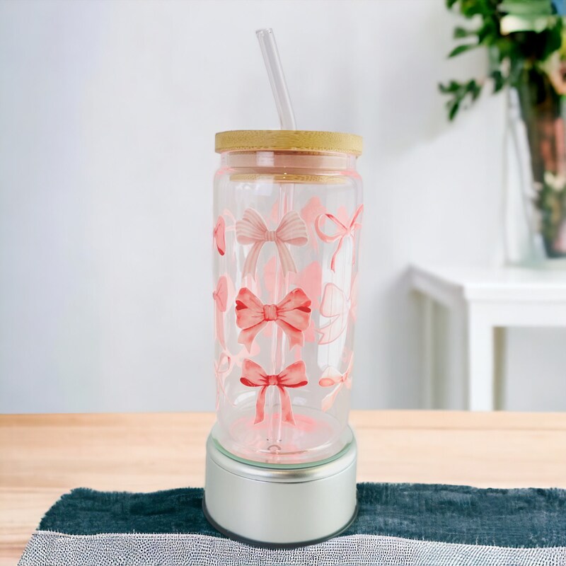 Pink Glass Cups - Etsy