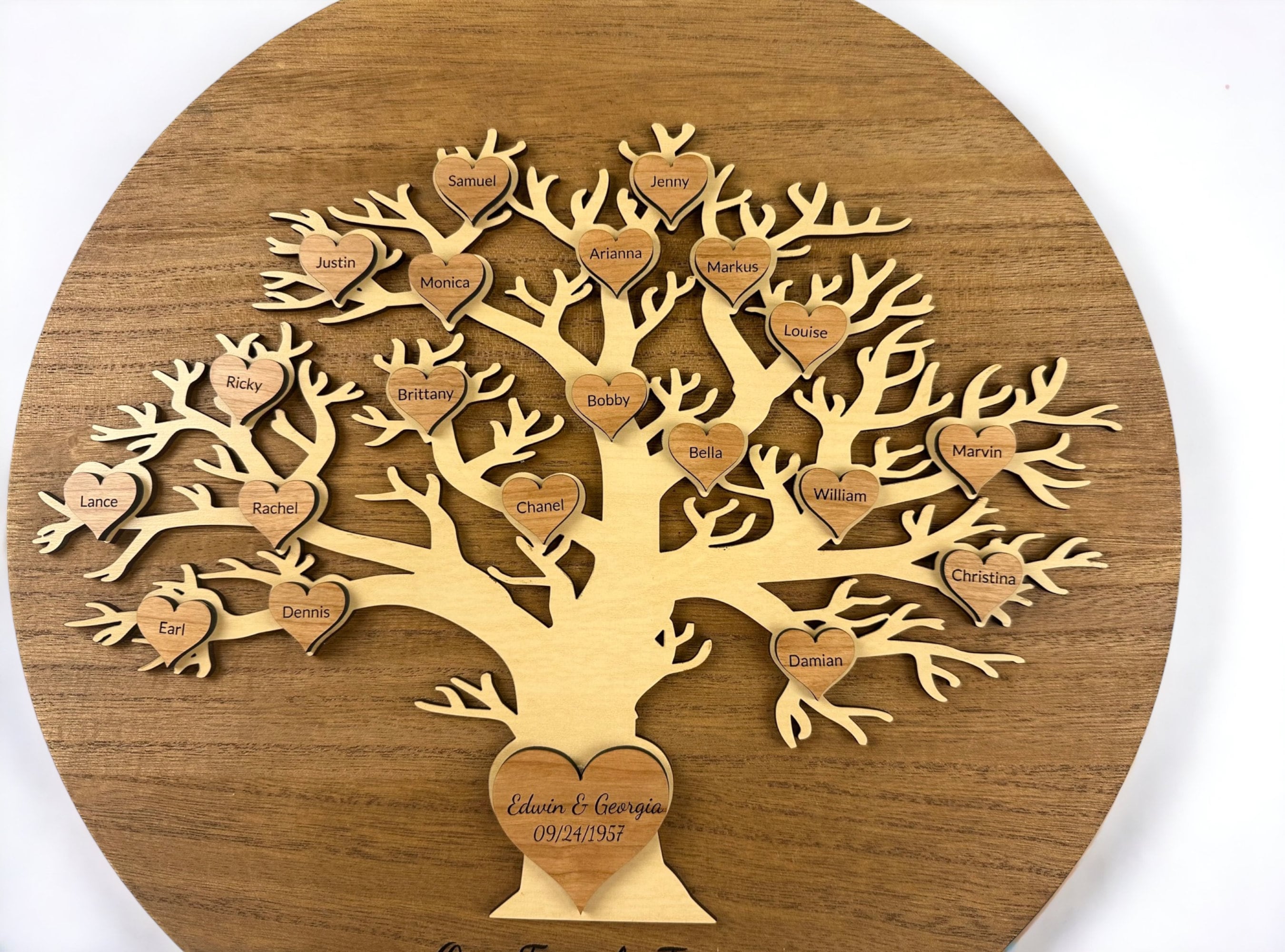 Family Tree Sign Custom Family Tree Sign for Home Decor Personalized ...