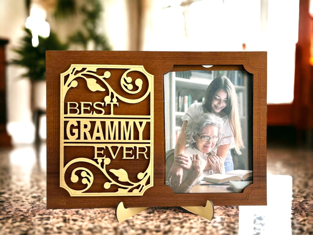 Grandma Photo Frame Grandmother Picture Frame Custom Grandma Photo ...