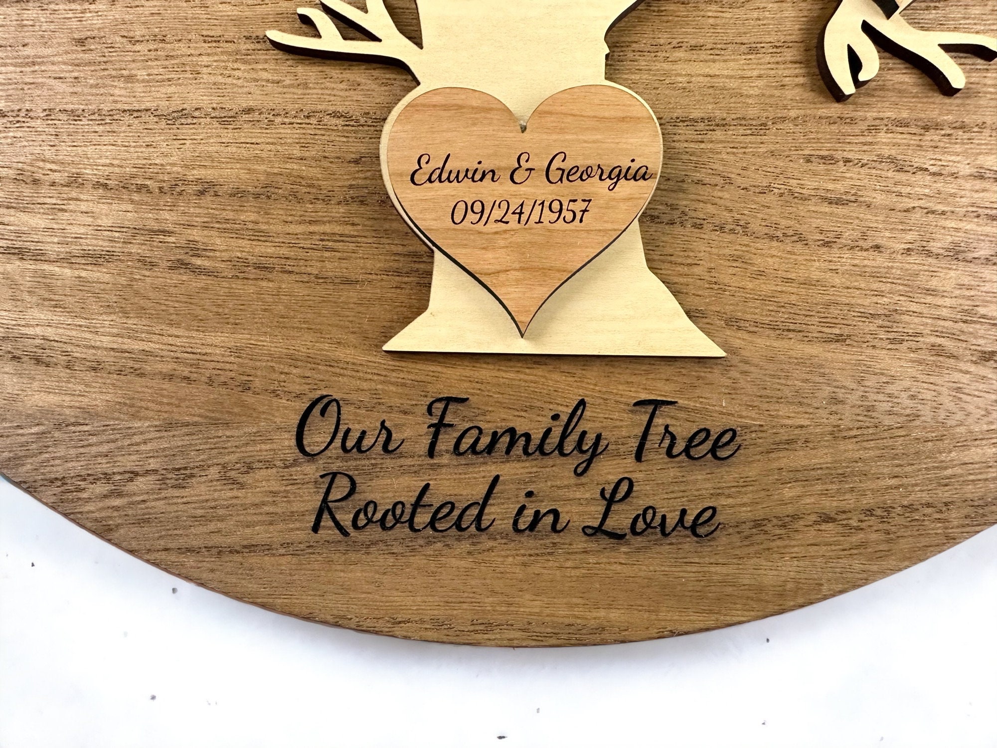 Family Tree Sign Custom Family Tree Sign for Home Decor Personalized ...